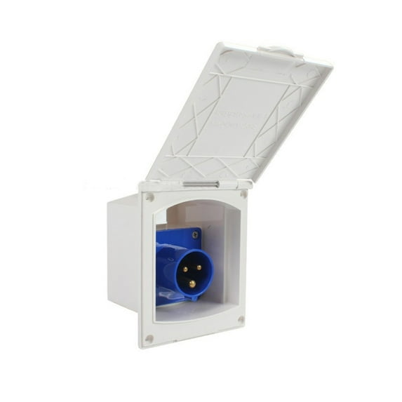 RV Camper 16A External Flush Hook Up Waterproof Socket RV Accessories ...