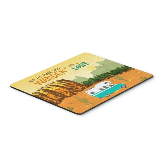 "RV Camper Camping Wander Mouse Pad Hot Pad or Trivet" - Walmart.com
