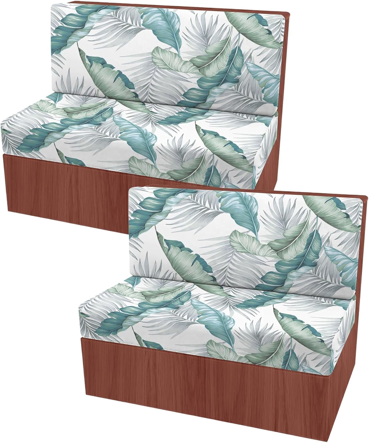 RV Camper Car Bench 2 Backrest Covers & 2 Bench Covers, 2 Sets RV ...
