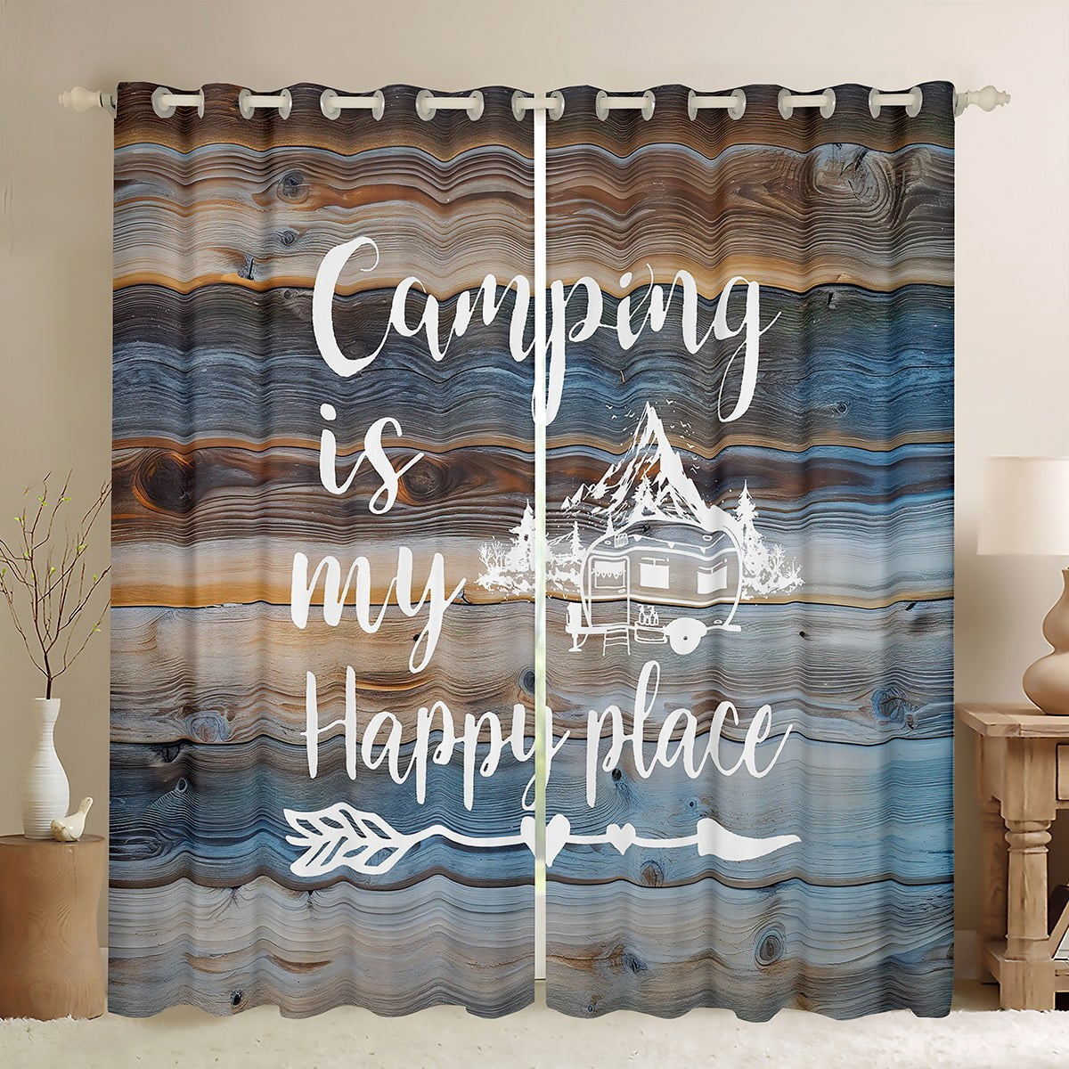 RV Camper Curtains & Drapes,Camping Blackout Curtains Camping Decor,RV ...