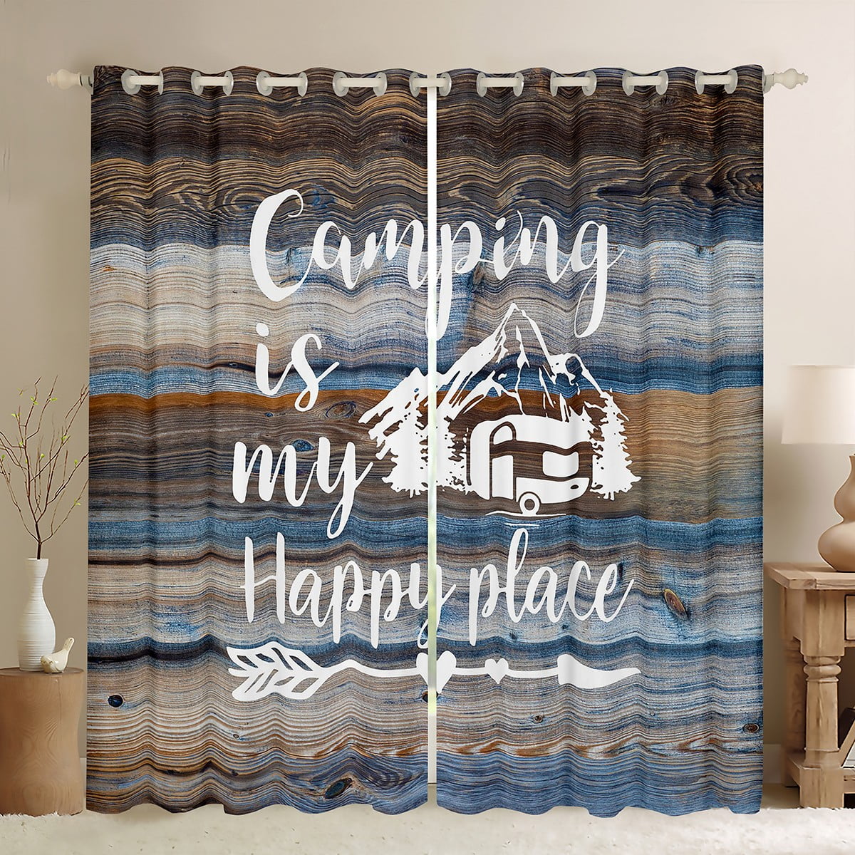 RV Camper Curtains & Drapes,Camping Blackout Curtains Camping Decor,RV ...