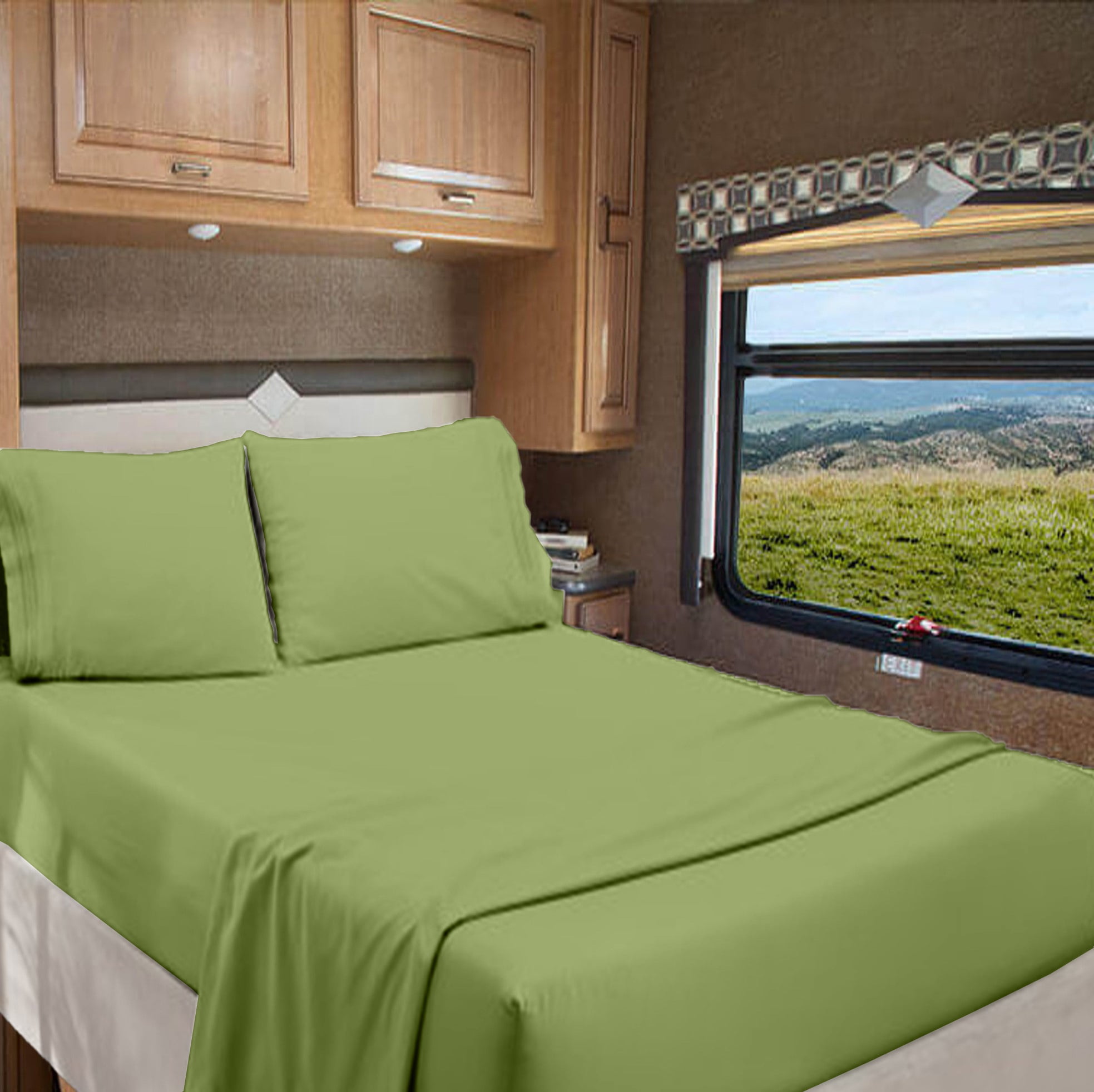 RV Camper Queen 60" X 80" | 700-TC Organic Cotton Sheet Set 6 inch Deep ...