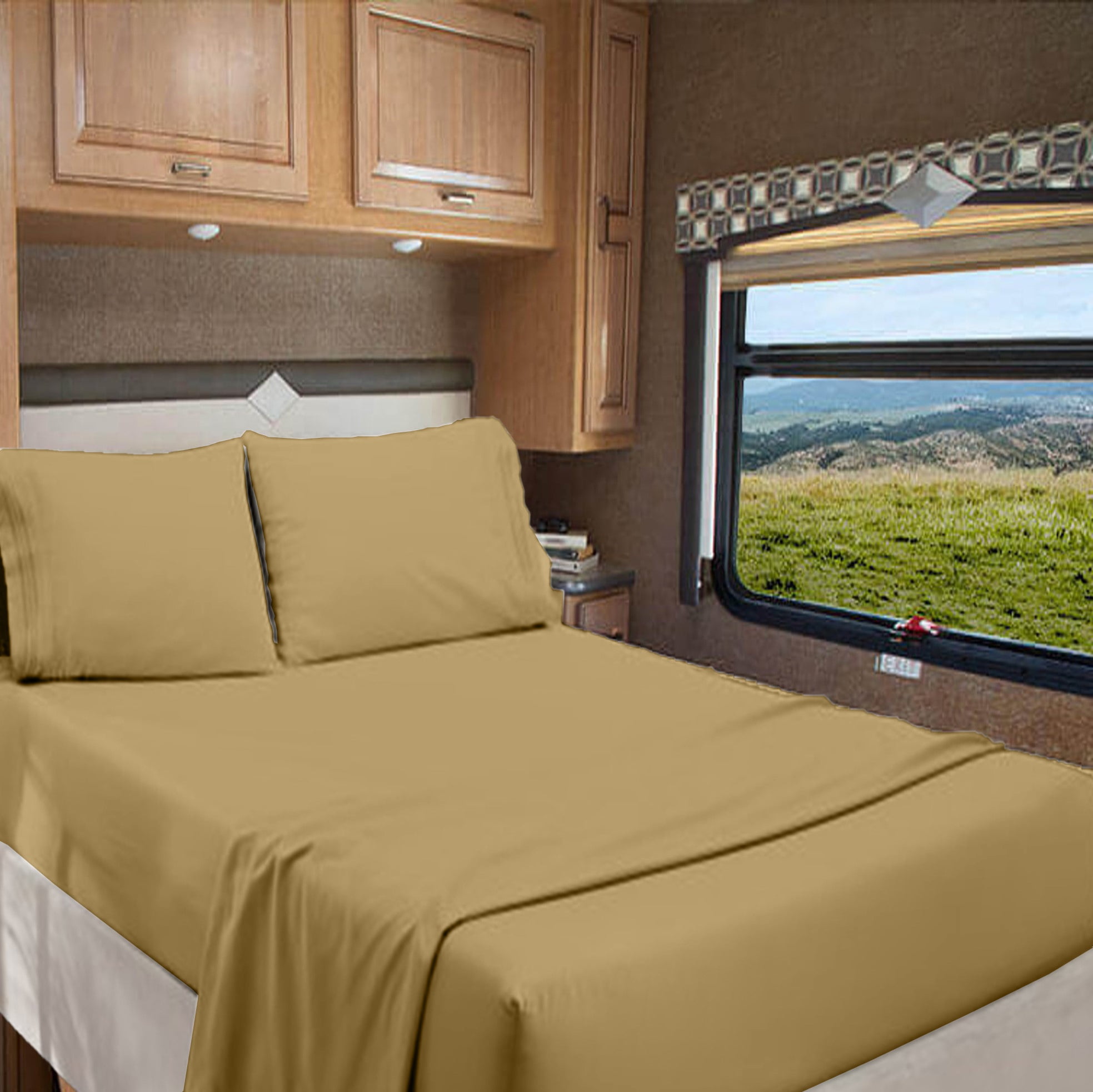 RV Camper Queen 60" X 80" | 700-TC Organic Cotton Sheet Set 6 inch Deep ...