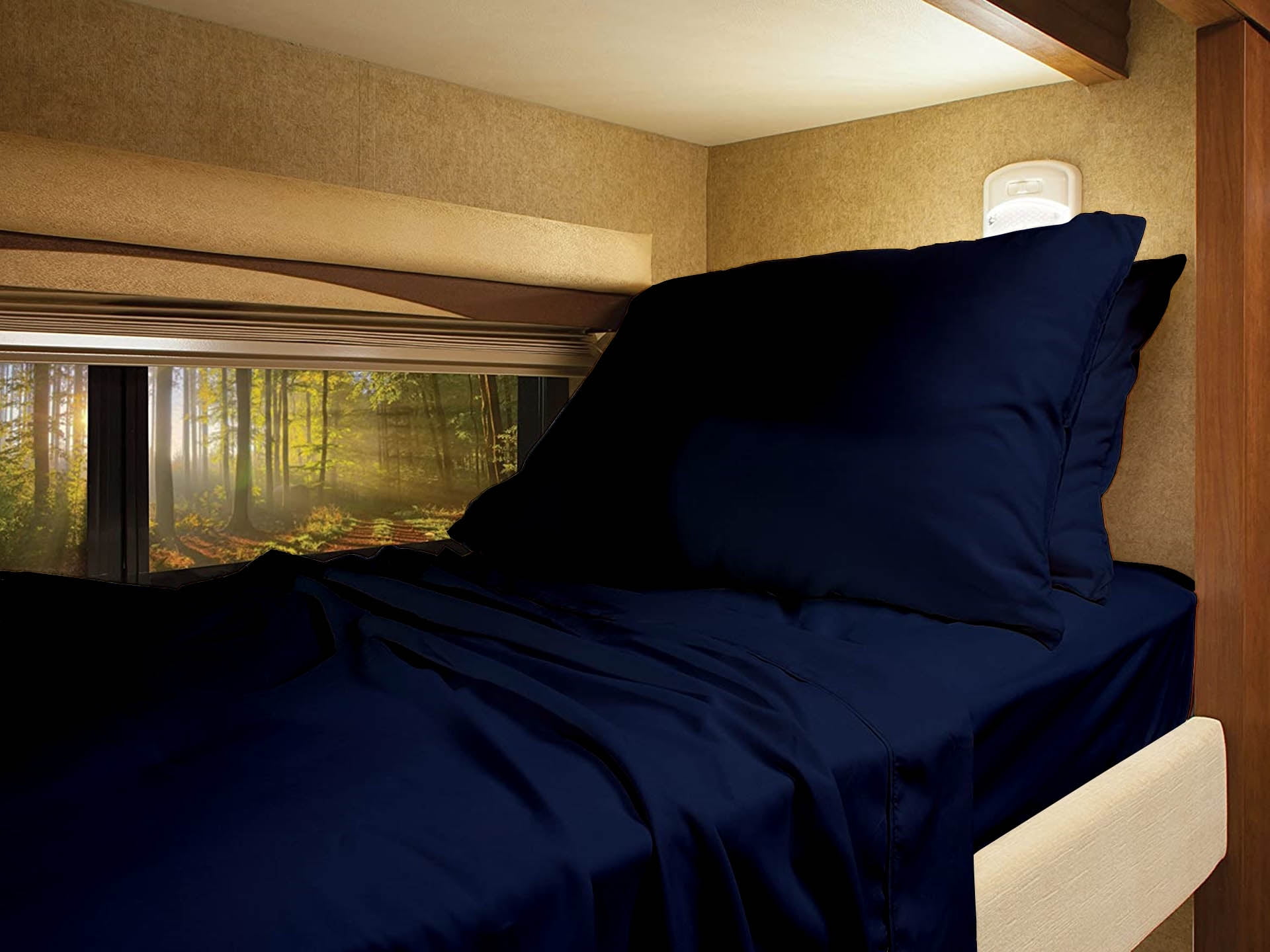 RV Camper Queen 60" X 80" Sheet Set 600 Thread-Count 100% Egyptian ...