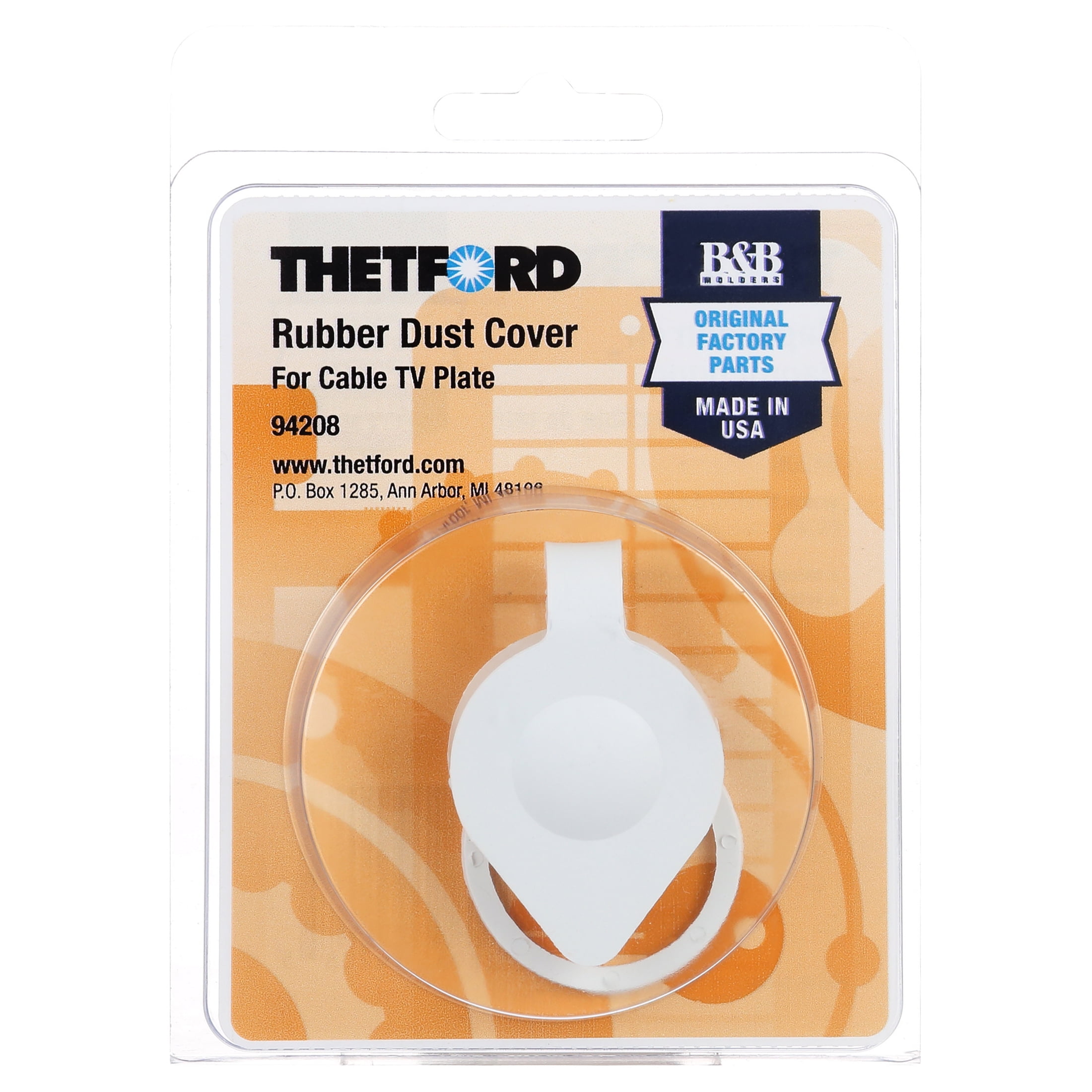 RV Camper Rubber Inlet/Connector Dust Cap Cover For TV Cable Plate ...