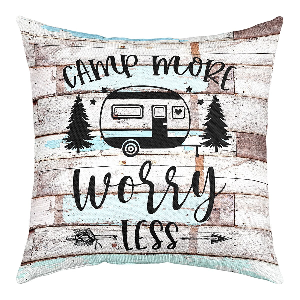 RV Camper Throw Pillow Cover,Camping Pillow Cover Camping Decor,RV ...