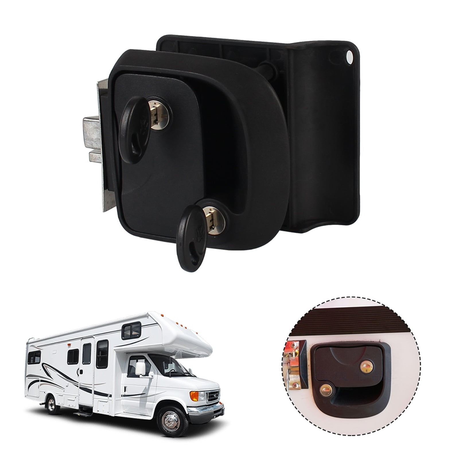 RV Camper Trailer Entry Door Lock RV Door Lock Replacement Door Latch ...