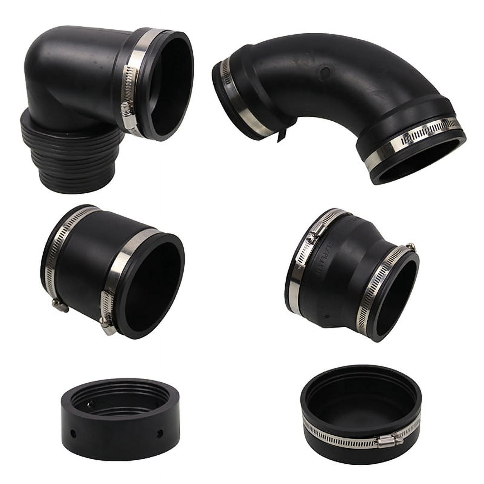 RV and Campervan Sewer Waste Plumbing Connection System Kit Fit 3inch ...