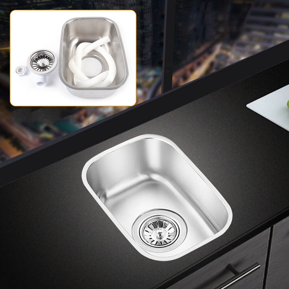 RV Caravan Boat Hand Wash Basin Sink Stainless Steel Boat Sink w/ Water ...