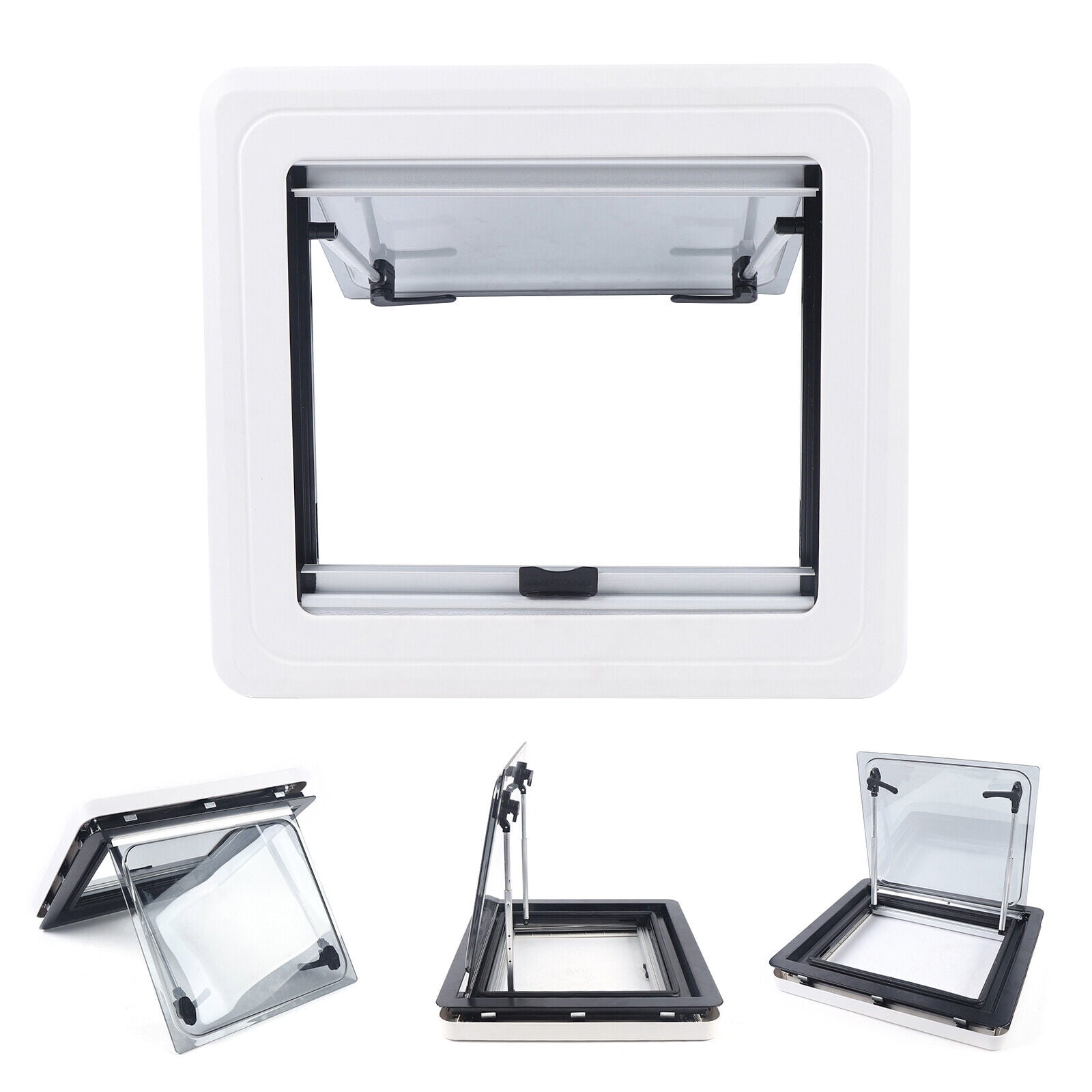 RV Caravan External Push Window Top Hinged Push-Out Ventilation Hatch ...