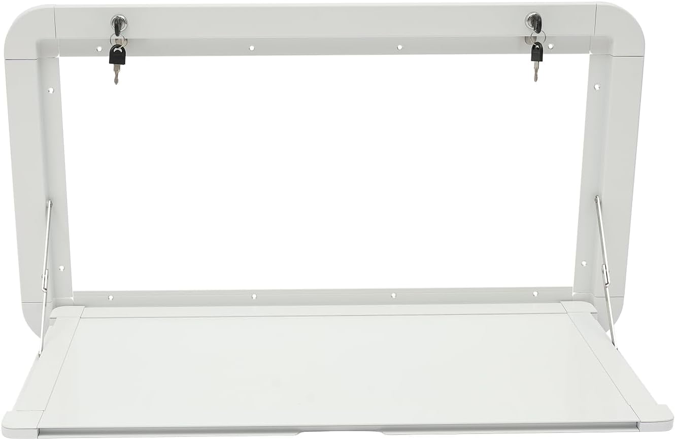 RV Caravan Folding Table Wall Mount White Camping Picnic Hanging Dining ...