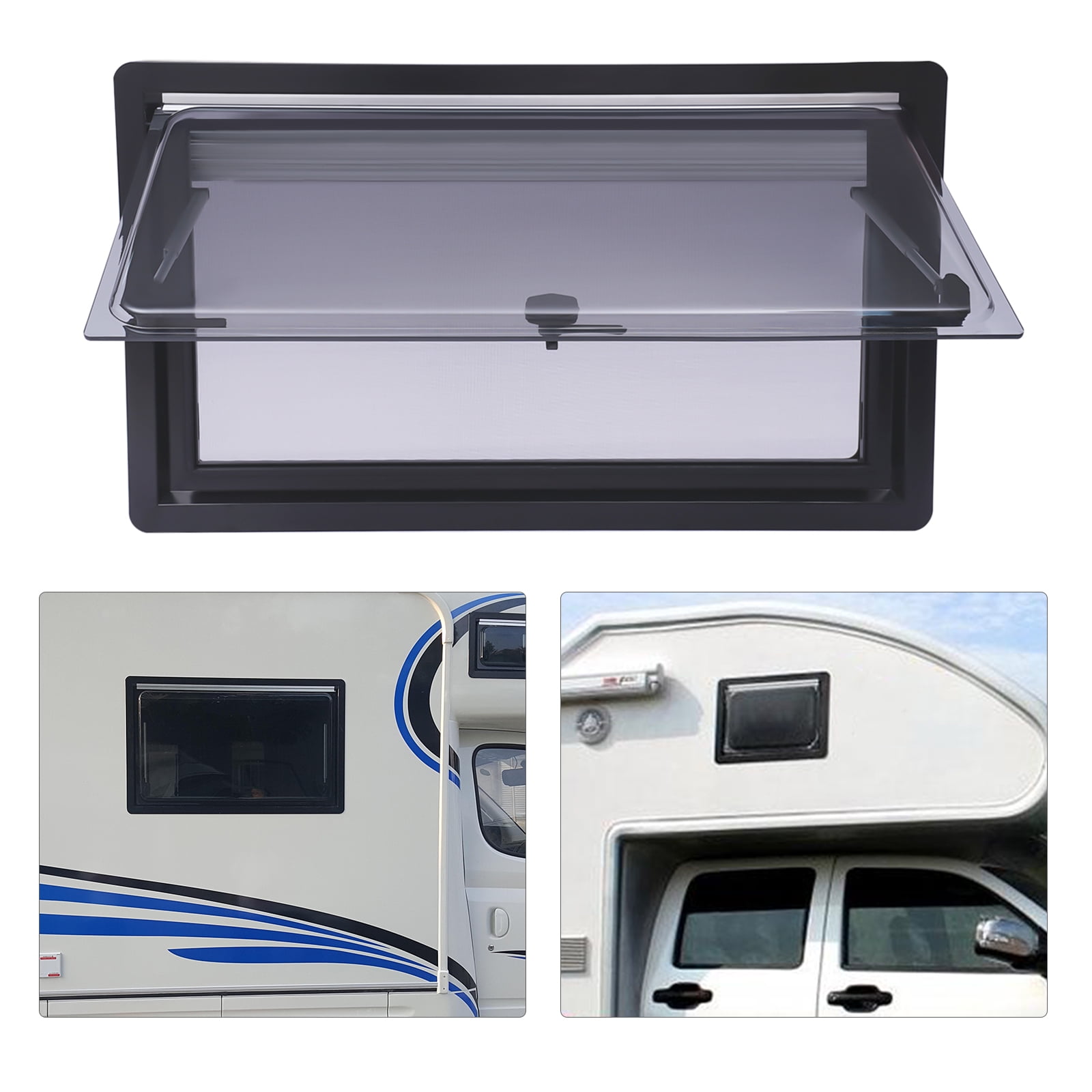 RV Caravan Van Hinged Push Out Window RV Caravan Hinged External Push ...