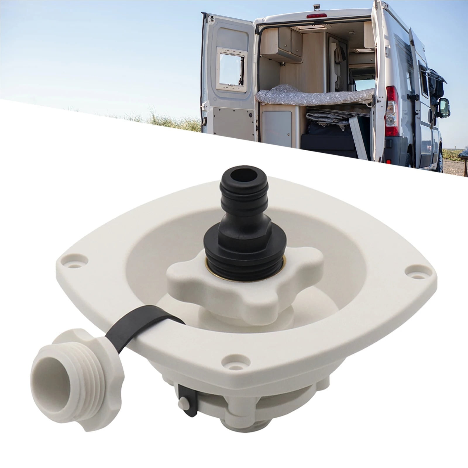 RV City Water Fill Inlet Water Fill Inlet Built In Check Valve For Boat ...