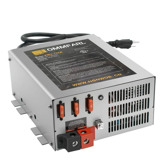 RV Converter Power Converter with Built-in 3 Stage Smart Battery ...