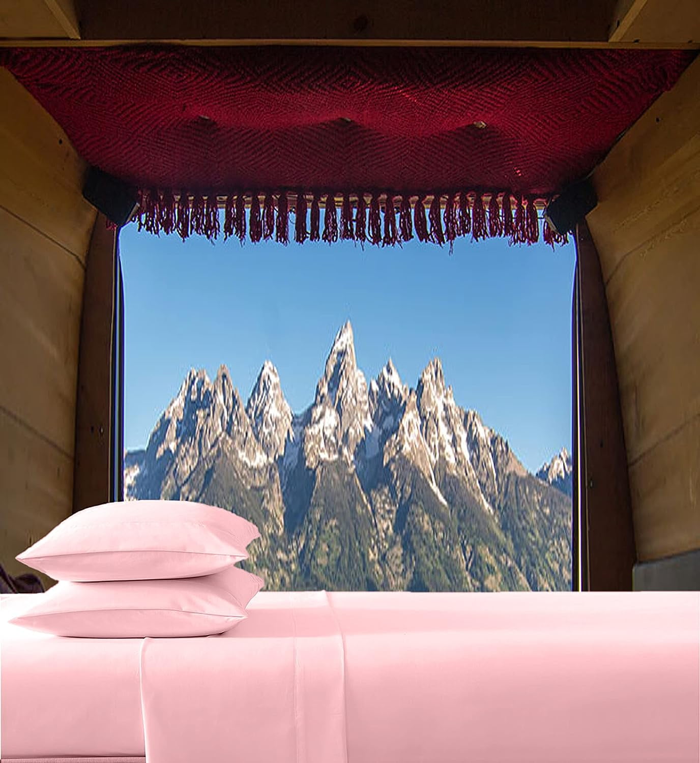 RV Cotton Sheets, 4 PC RV Camper/Bunk/Truck Sleeper Cot Sheets, 12 To ...