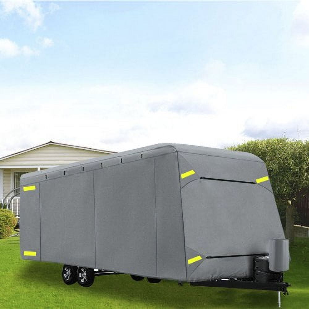 RV Cover 18'-20': Durable 4-Layer Waterproof Trailer Cover with Anti-UV ...