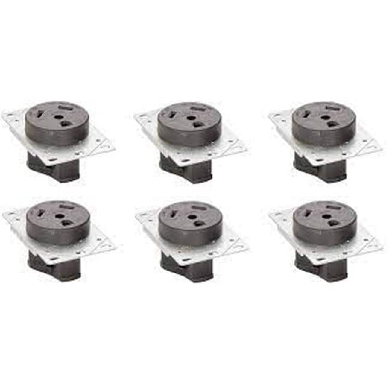 RV Designer 30A Flush Receptacle in Plate - Walmart.com