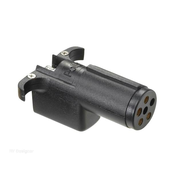 RV Designer 6-way Round to 4-way Flat Adapter - Walmart.com