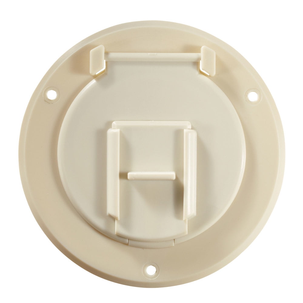 RV Designer B122, Round Electrical Cable Hatch, Basic, Replaceable Lid ...
