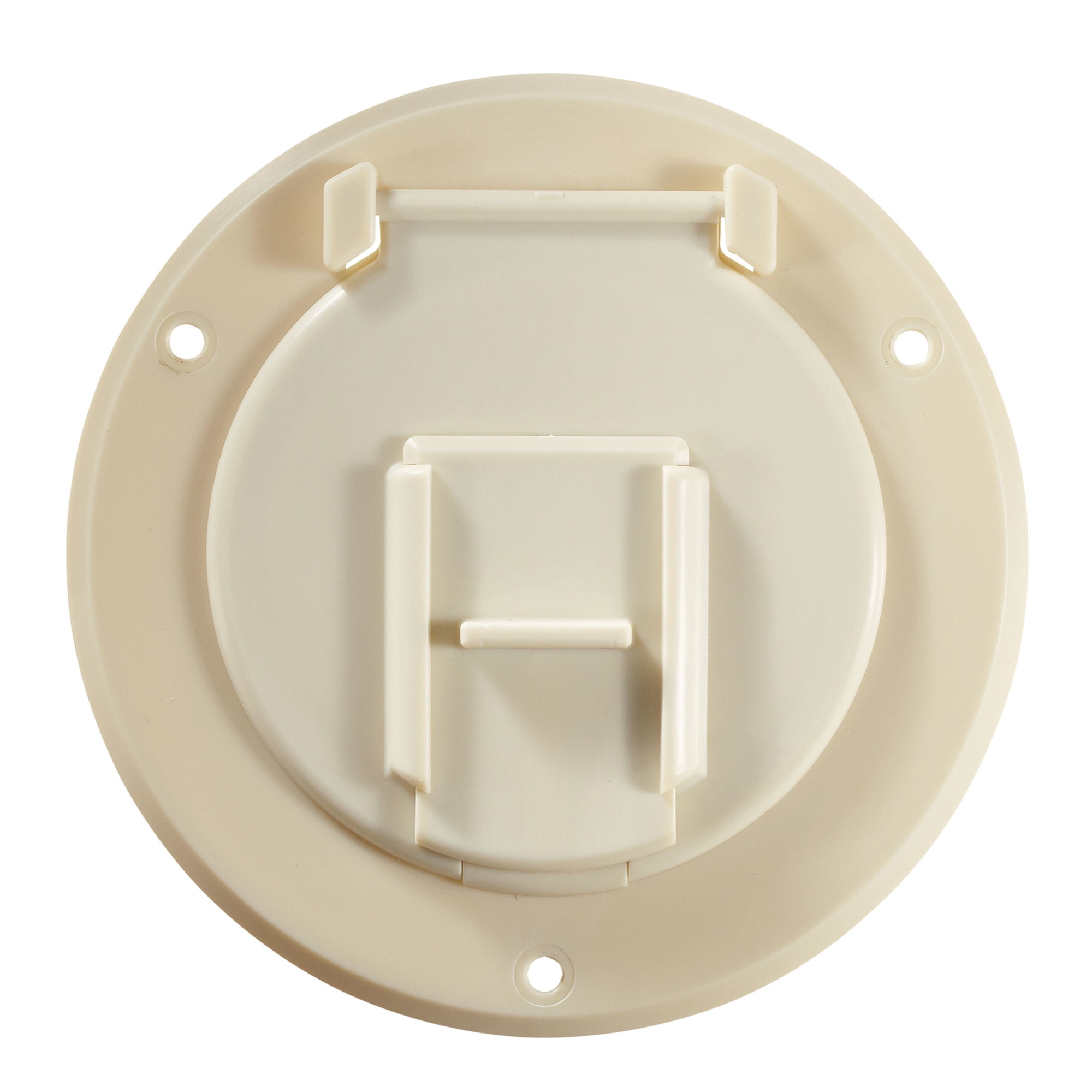 RV Designer B122 Basic Cable Hatch - Round, Colonial White - Walmart.com