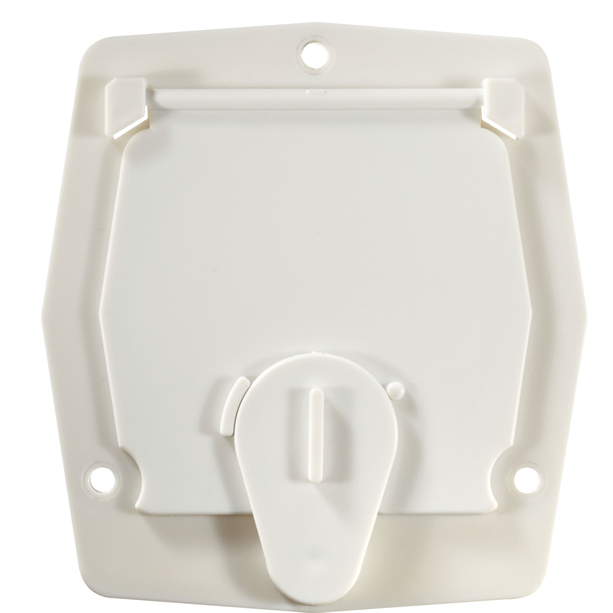 RV Designer B140 Basic Cable Hatch - Flat Sided, Polar White - Walmart.com