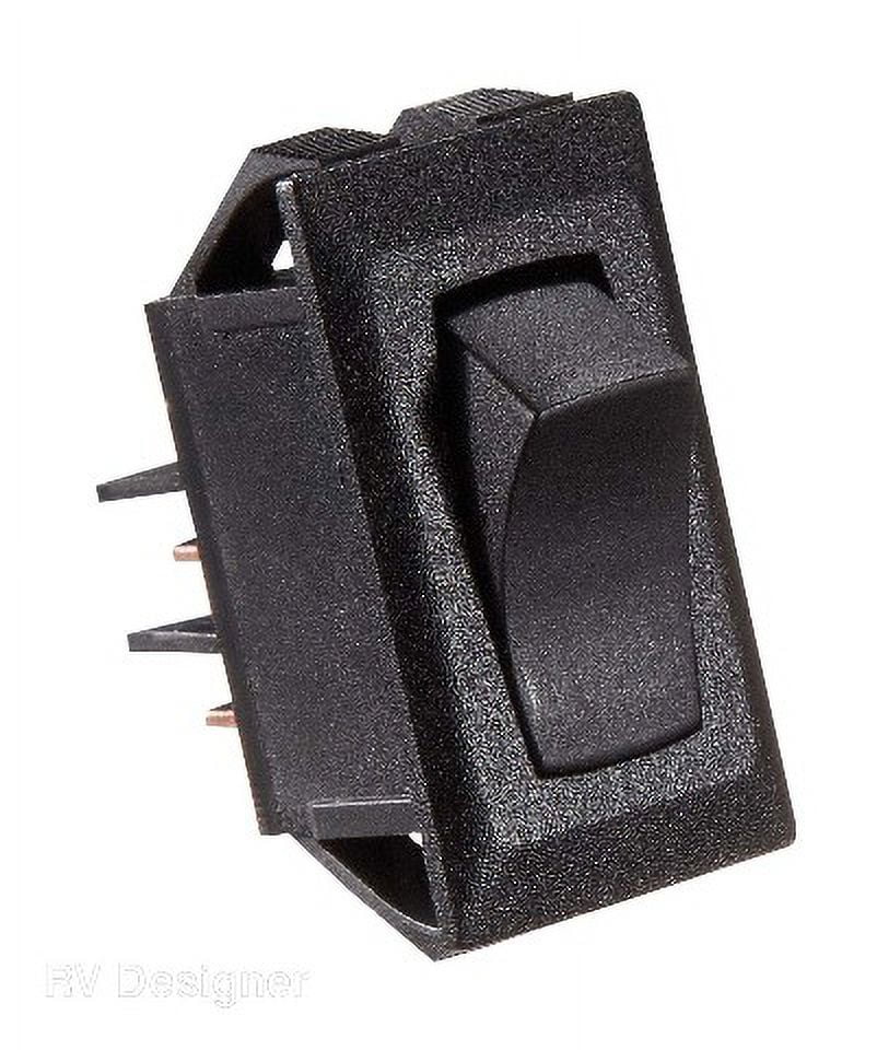 RV Designer Collection S261 Black 10 Amp Rocker Switch - Walmart.com