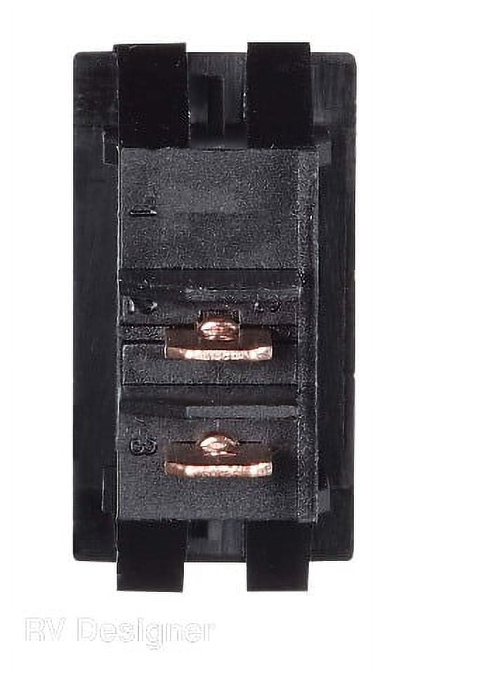 RV Designer Collection S269 Black 10 Amp Rocker Switch - Walmart.com