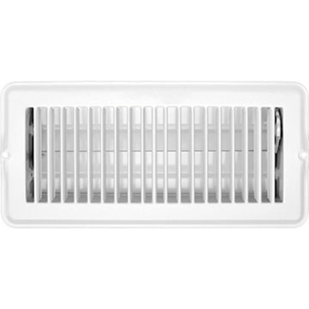 RV Designer H876 Metal Dampered Vent Register - 4" x 10", White ...