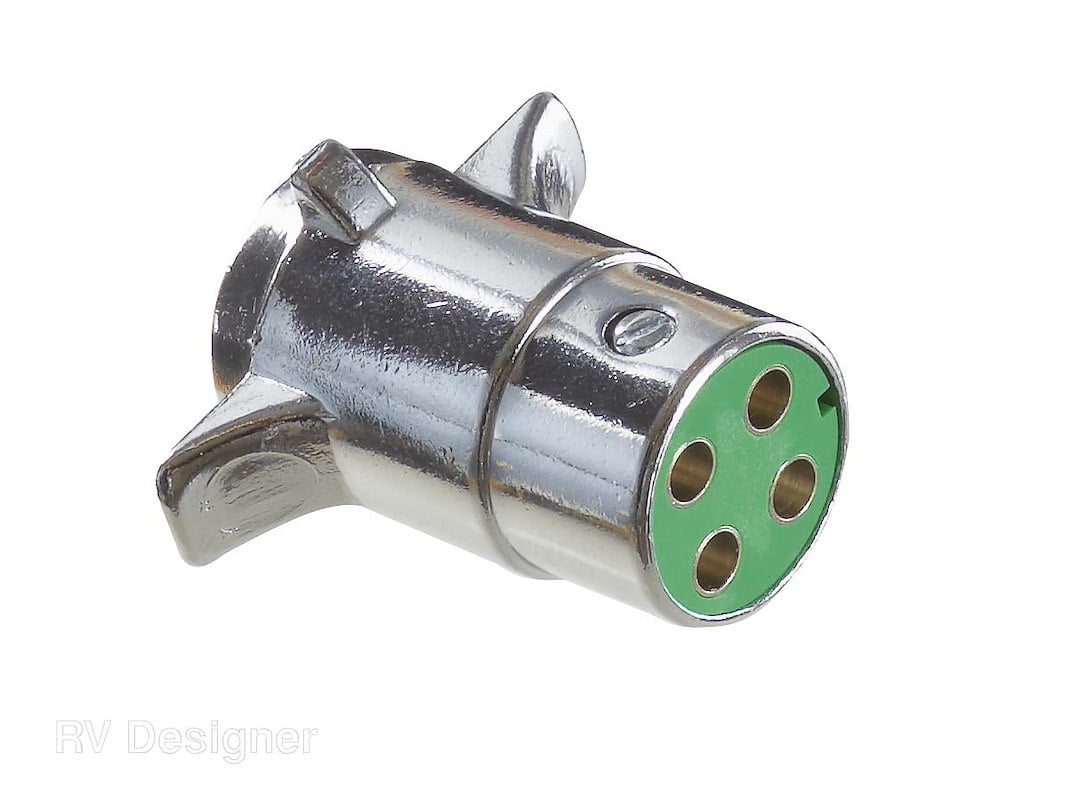 RV Designer P409 4-Way Trailer Connector Plug - Walmart.com