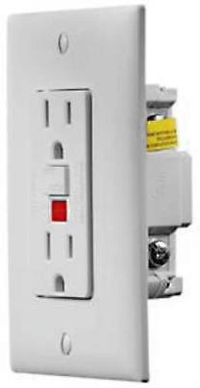RV Designer S801 AC GFCI Dual Outlet With White Cover Plate - Walmart ...