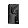RV Designer S907 Black Weatherproof Dual RV Outlet Receptable & Snap ...