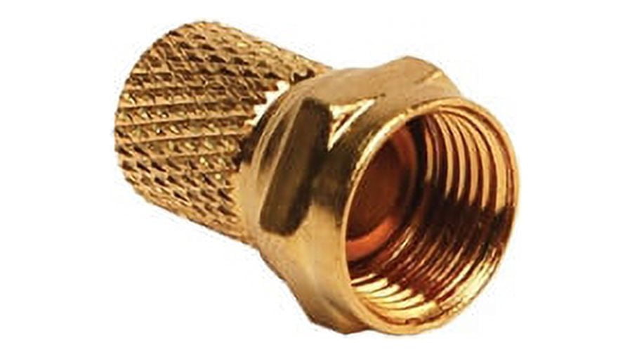 RV Designer T283 Gold Cable Connectors For RG6 Cable - 2Pack - Walmart.com