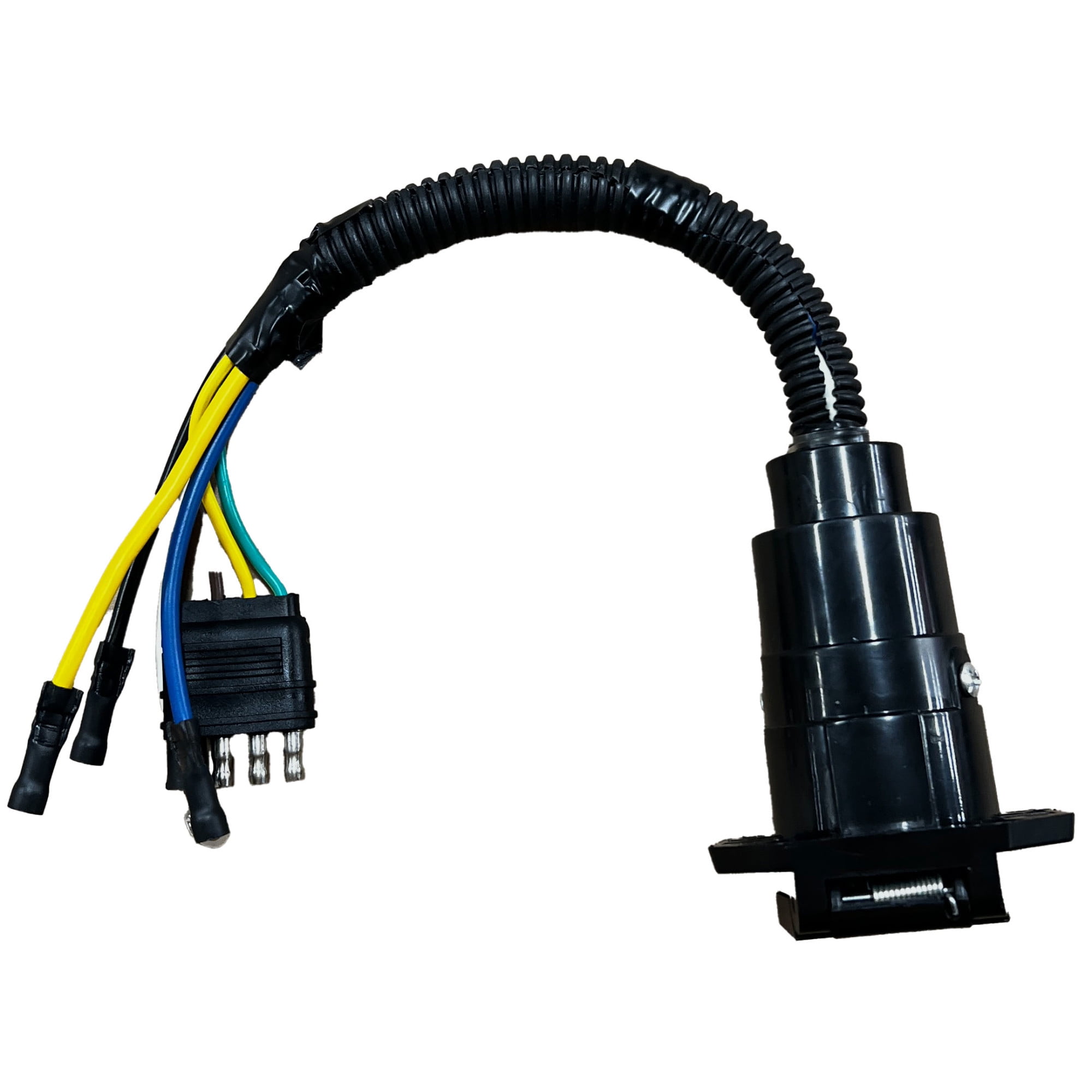 RV Designer TC520 4-Way Flat to 7-Way RV Socket Adapter Harness ...