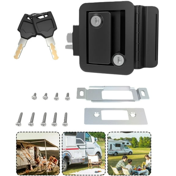 RV Entry Door Lock Replacement - Upgrade Door Latch Handle With Paddle ...