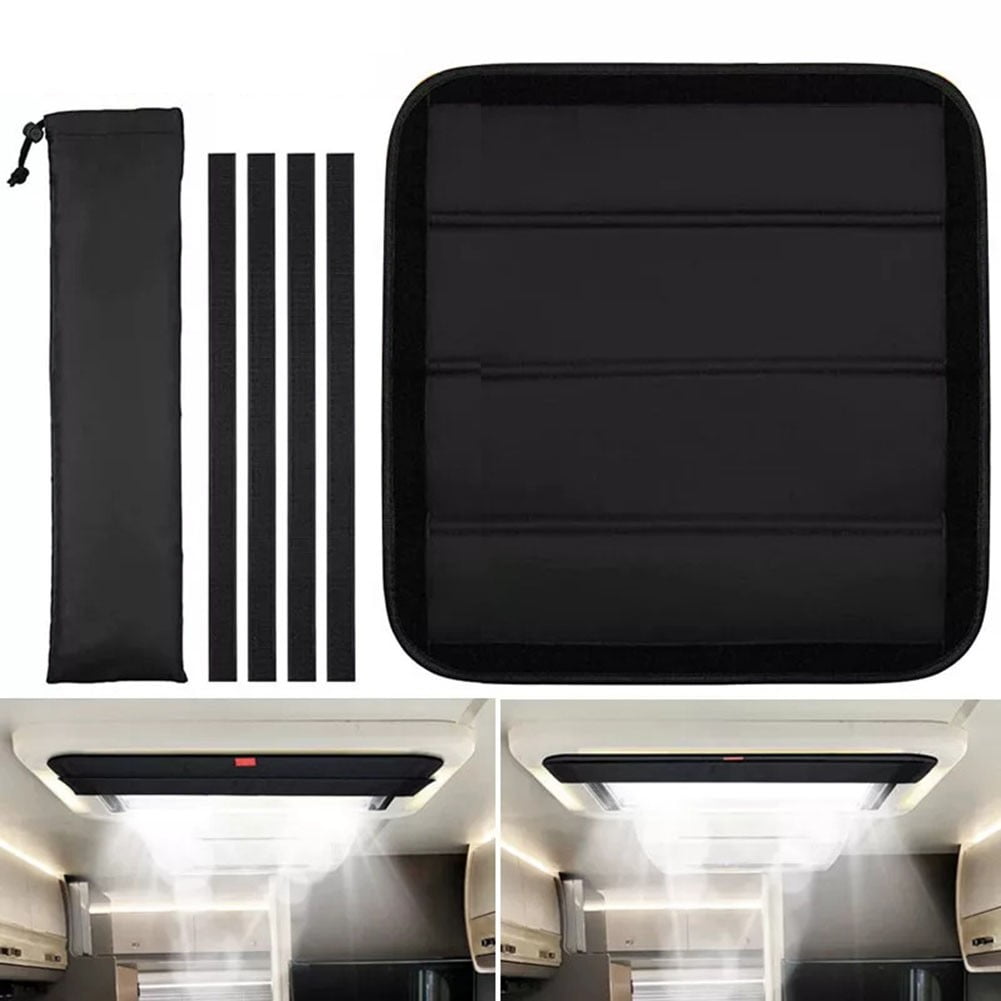 RV Door Window Shade, New Model Foldable RV Blackout Window Cover ...
