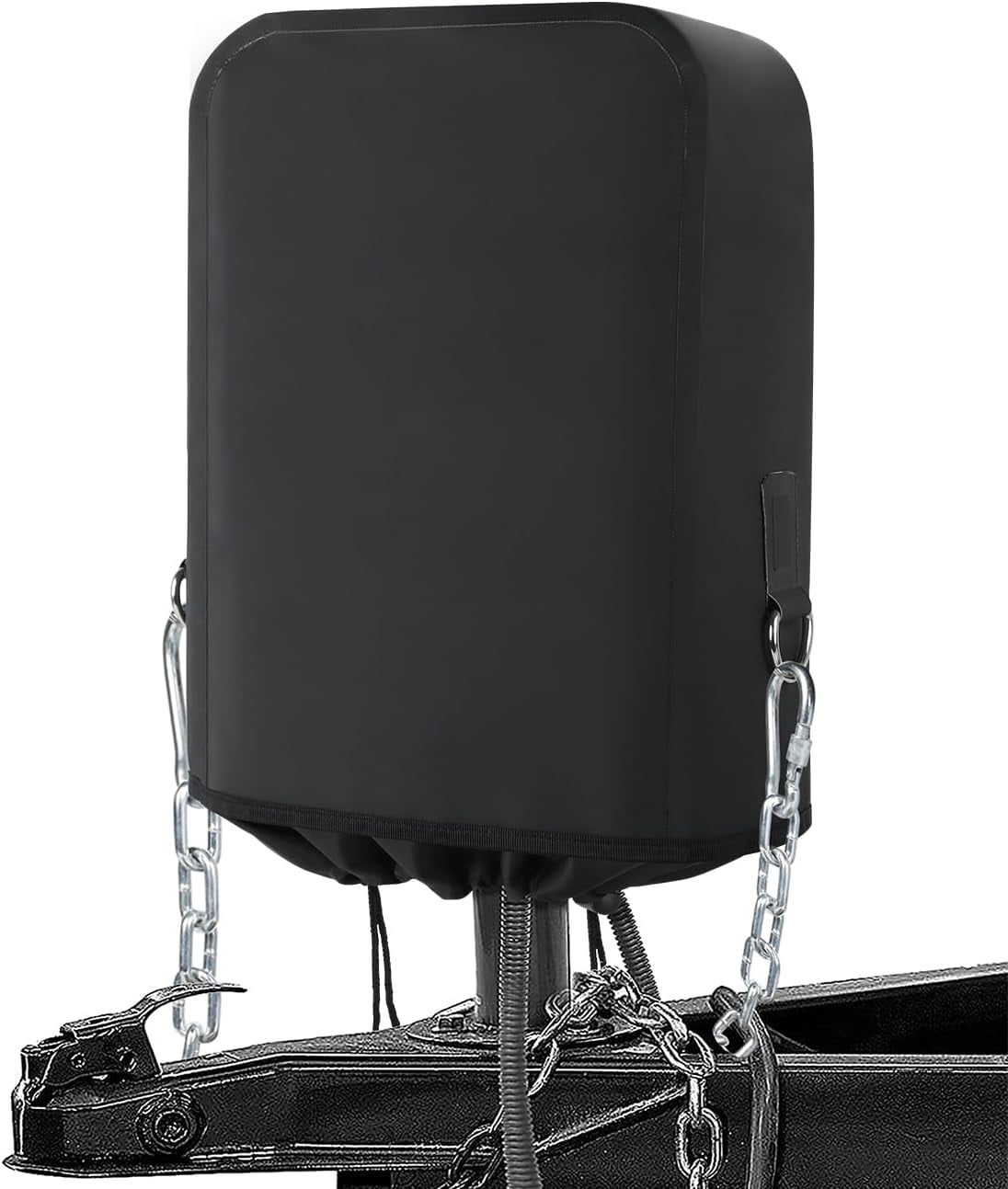 RV Electric Tongue Jack Cover – Heavy-Duty Waterproof Gray Cover with ...