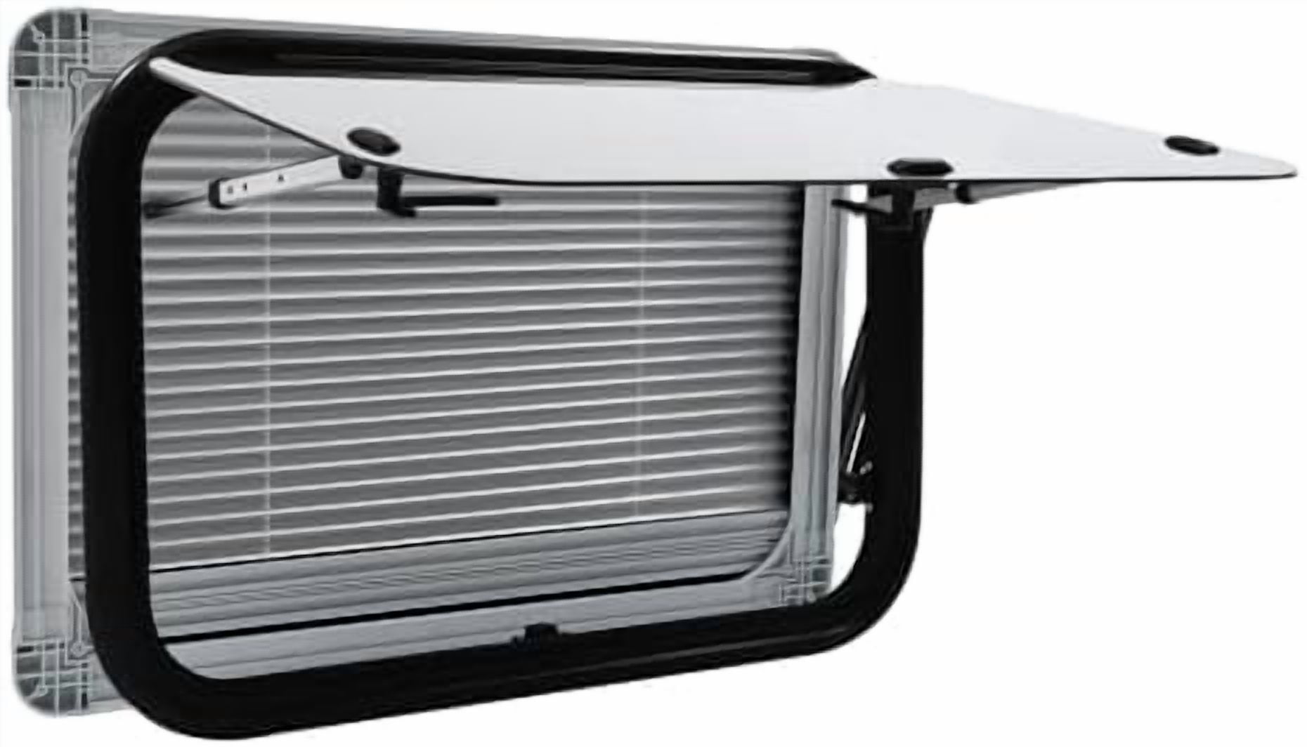 RV Exit Window, 30”W X 20”H Camper Van Push Out Window Vent Hatch with ...