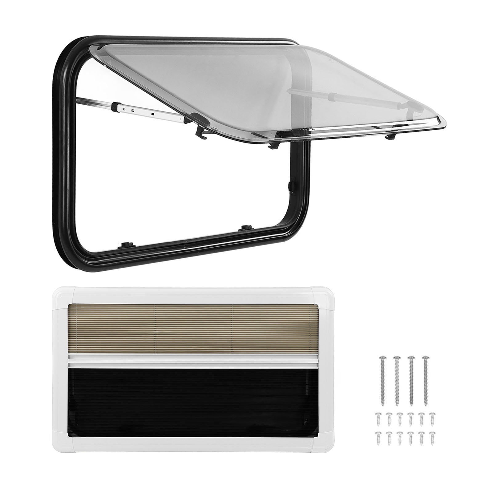 RV External Exit Window, 900x500mm Double Layer UV Resistant, 75 ...