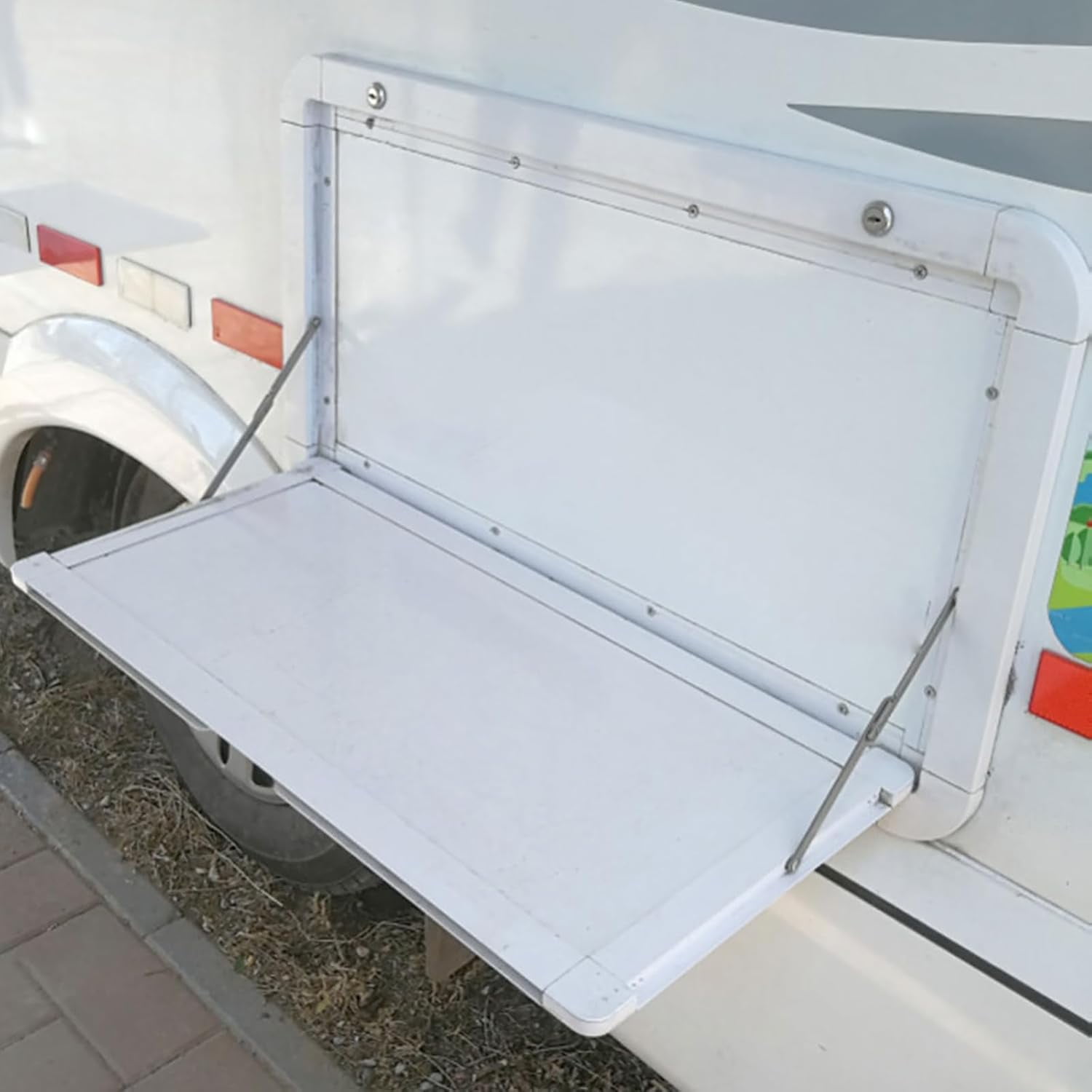 RV Floating Folding Table Dinette Tables Campervan Outside Picnic Wall ...