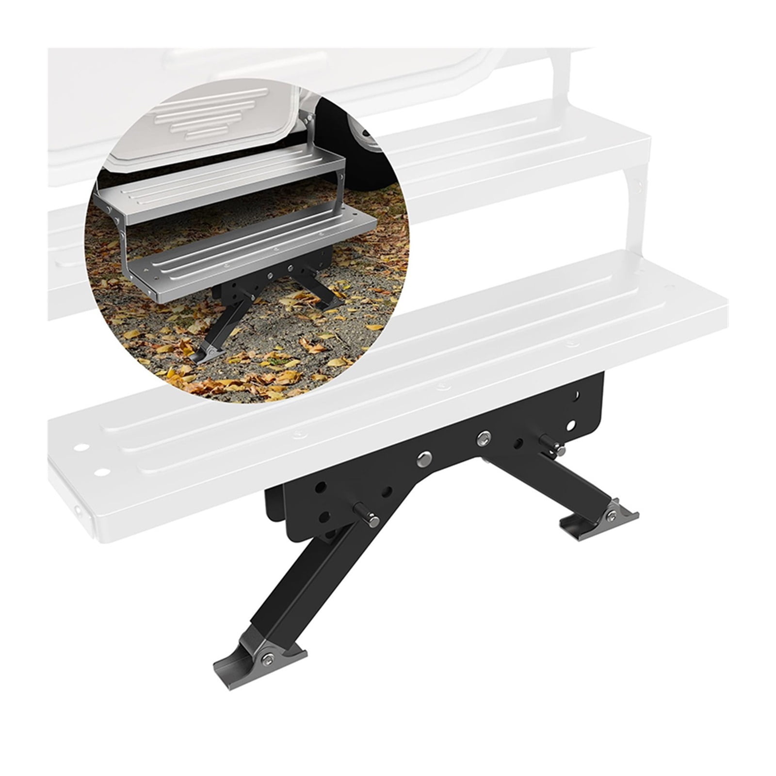 RV Folding Step Board Bracket Jack RV Step Stabilizer Trailer Arm RV ...