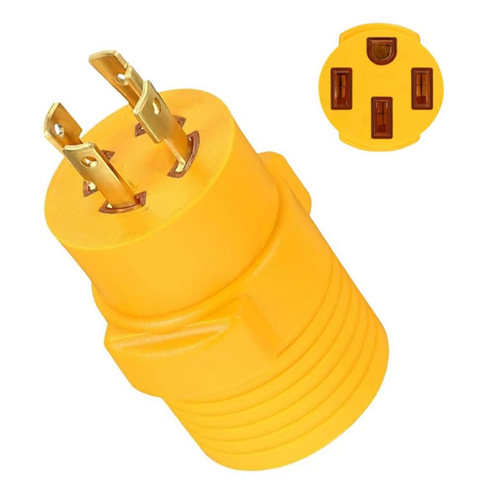 RV Generator Adapter for NEMA L14-30P to 14-50R,30 Amp to 50 Amp Twist ...