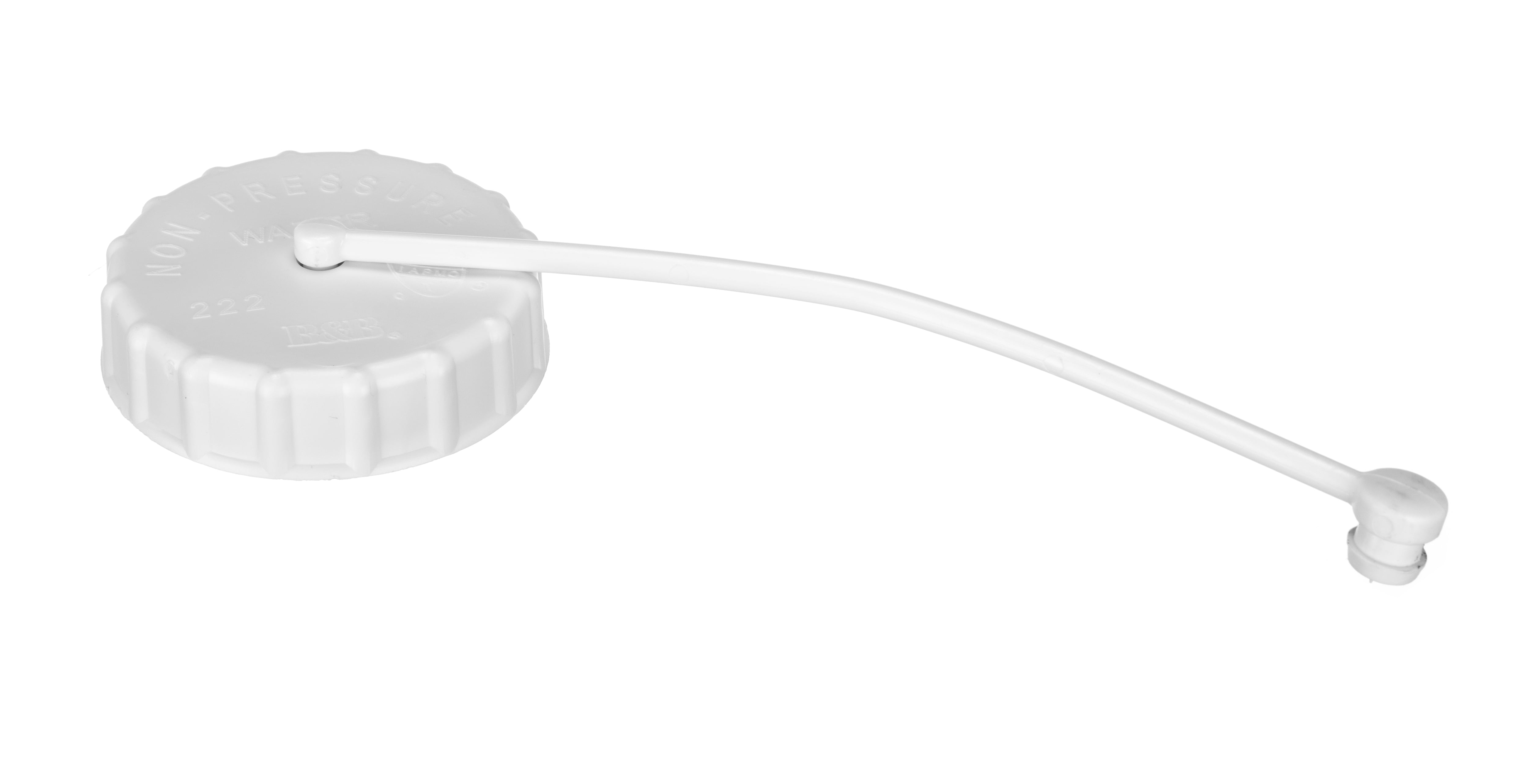 RV Gravity Water Fill Cap with Strap; Color: Polar White, Thetford ...