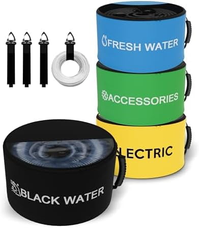 RV Hose Storage Bag, 4 Pack Waterproof RV Hose Bags with Zipper Closing ...