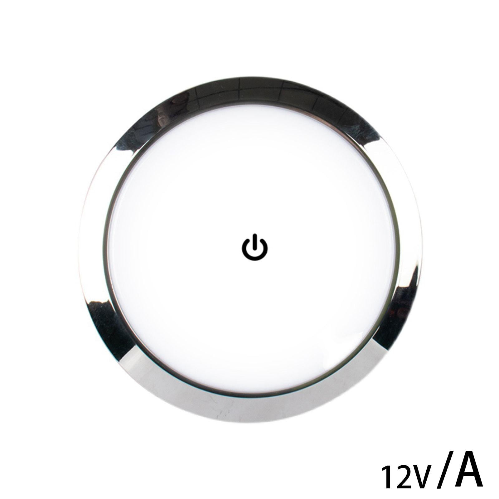 RV Interior LED Dome Light 12/24V Ceiling Light Fixture Camper Trailer ...