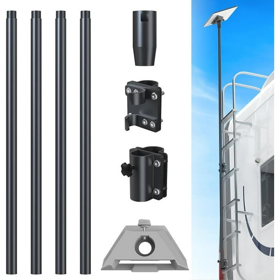 RV Ladder Mount Kit for Starlink Mini ,9.75 inch Starlink Mini Flag ...