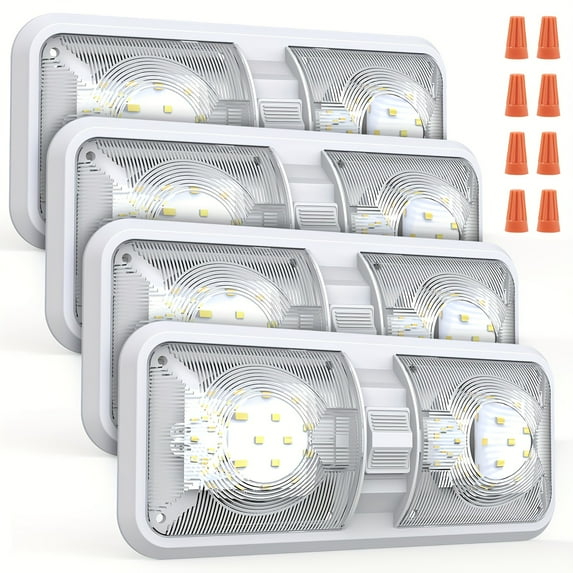 RV Lights Interior, 12 Volt LED Lights 1000LM, Camper Lights 8W, RV LED ...