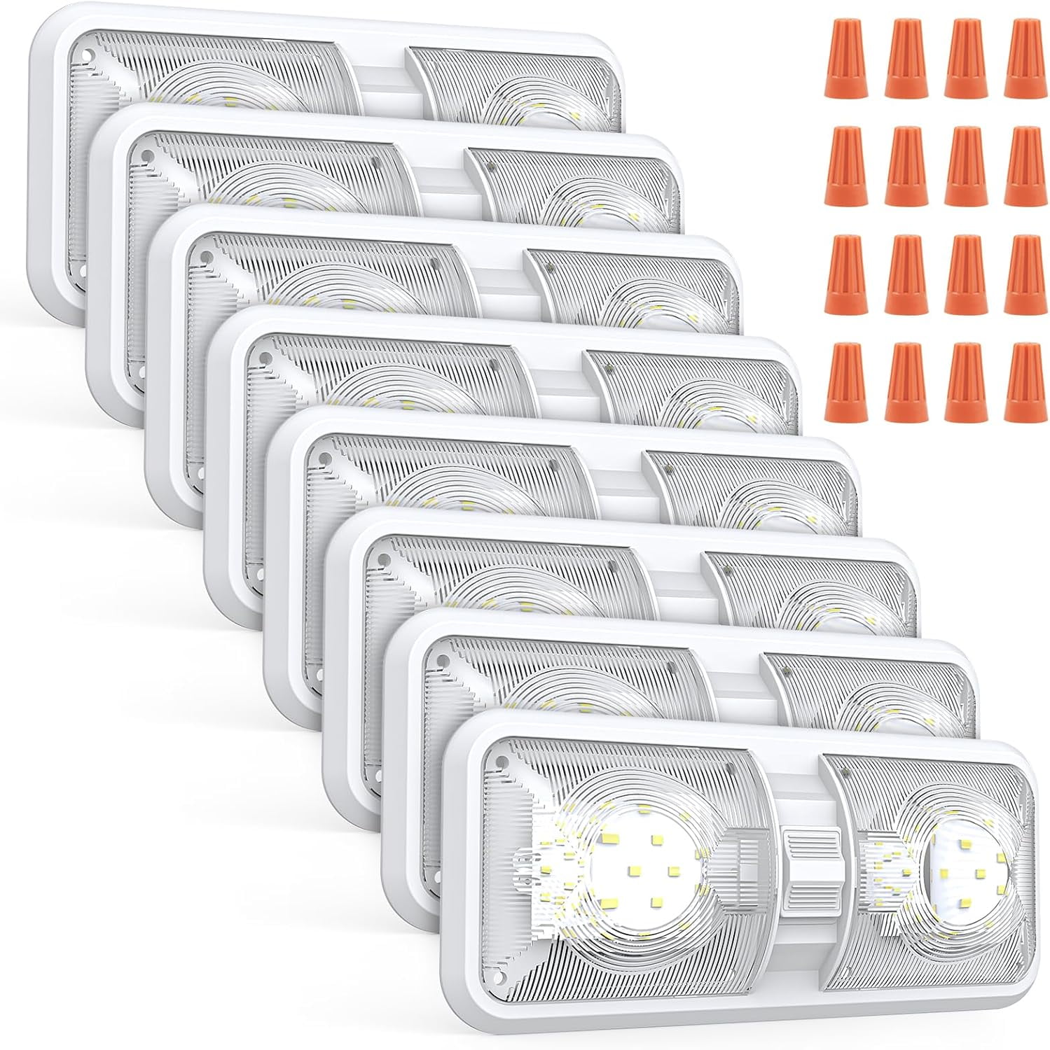 RV Lights Interior, 12 Volt Led Lights 1000LM, Camper Lights 8W, RV Led ...