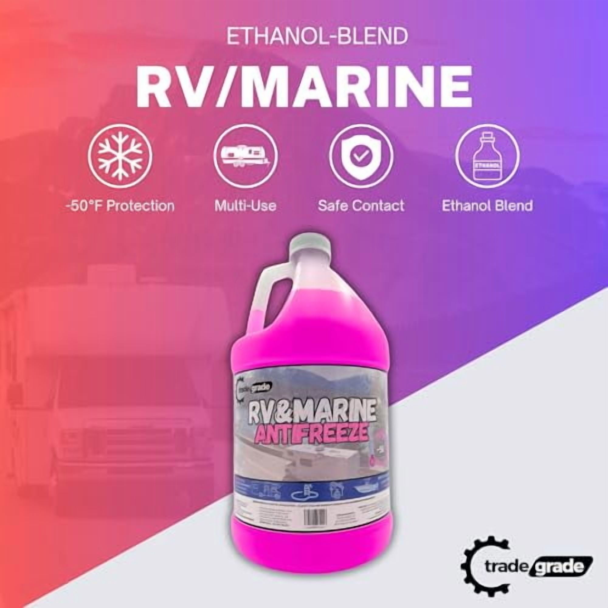 RV/Marine Antifreeze Blend (2-Pack) -50°F Freezing Point Protection - 2 ...