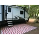 RV Mat Patio Rug Colorful Chevron Design 9x12 - Walmart.com