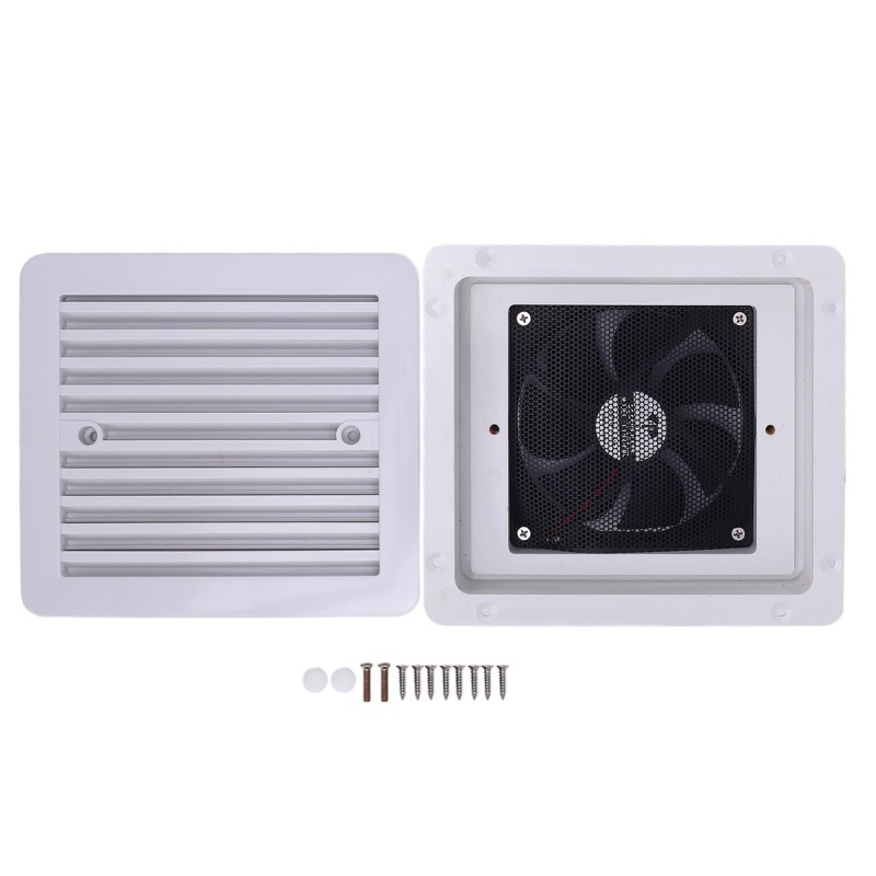 RV Motorhome Side Vent Fan 12V One Way Silent Wind Air Ventilation ...